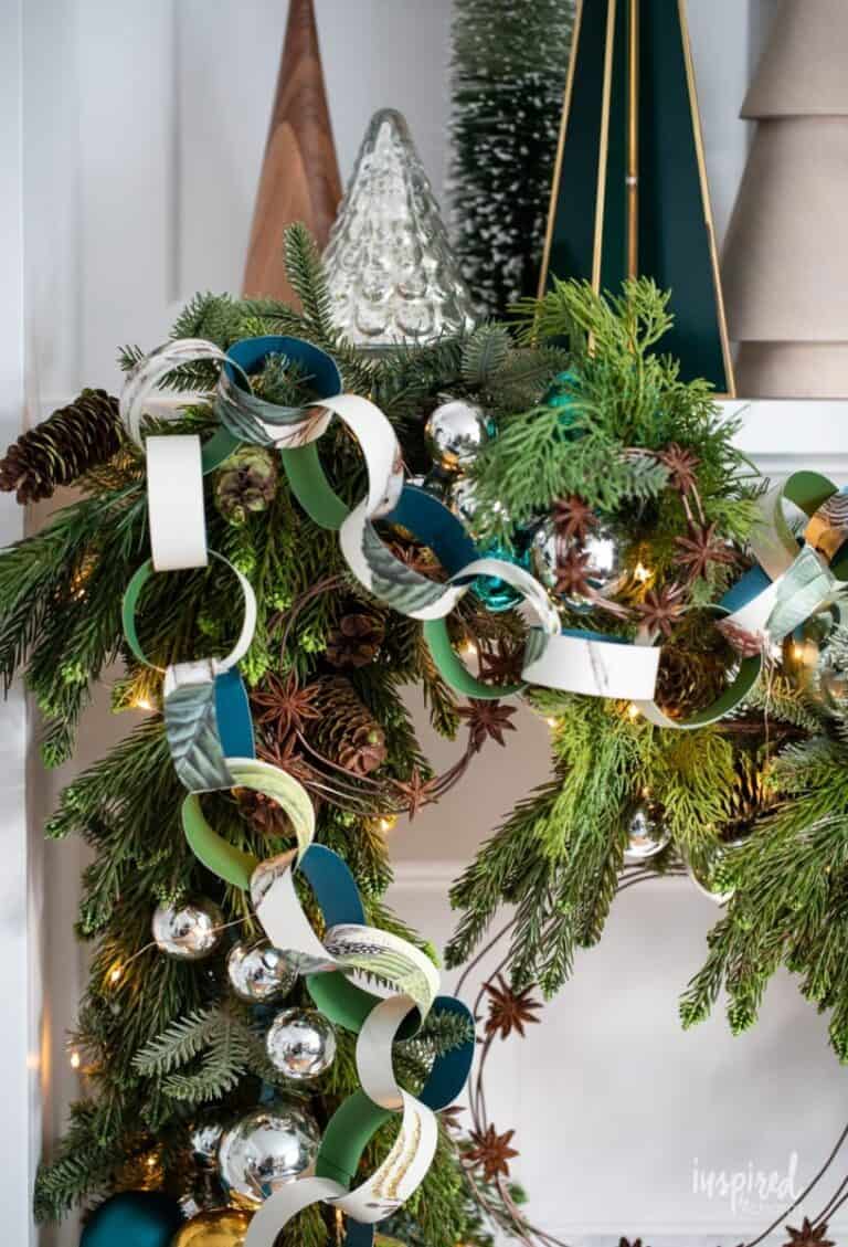 26 DIY Christmas Tree Garland Ideas {easy and fun to make for the ...