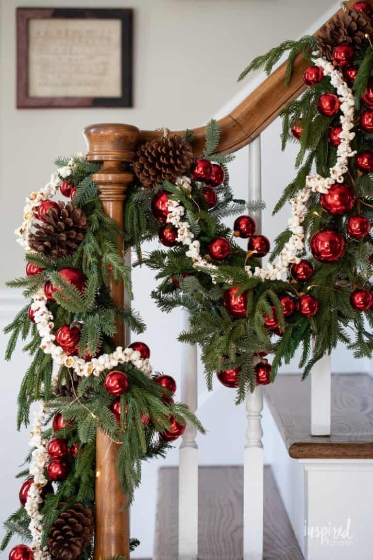 26 DIY Christmas Tree Garland Ideas {easy and fun to make for the ...