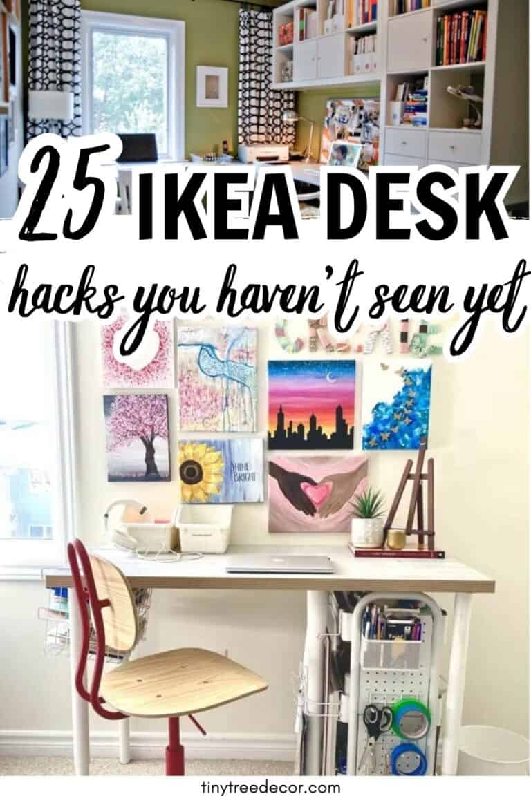 25 Easy IKEA Desk Hacks You Can Do On A Budget! | Tiny Tree Decor 2026
