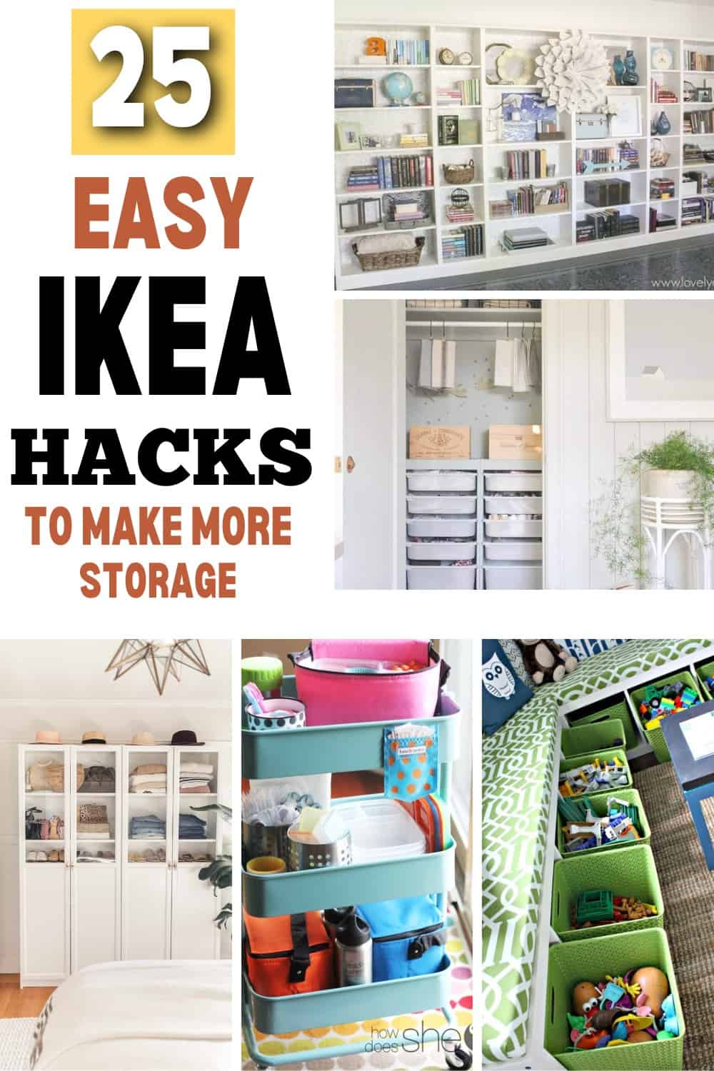 25 IKEA Storage Hacks To Keep Things Organized | Tiny Tree Decor 2025