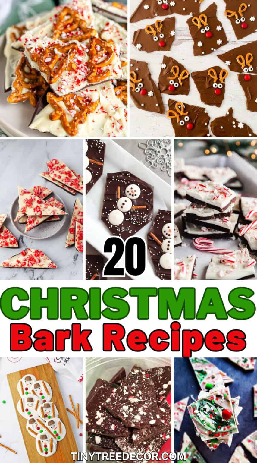 20 Festive Christmas Bark Recipes | Tiny Tree Decor