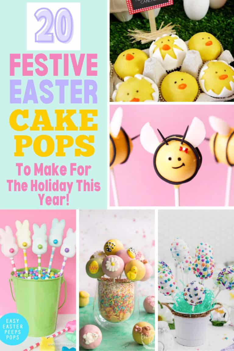 20 Cute and Festive Easter Cake Pops | Tiny Tree Decor