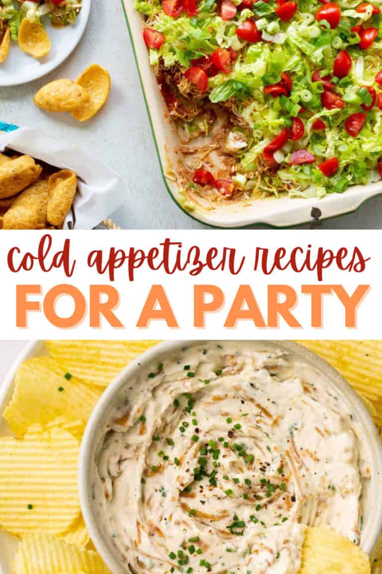 Best Cold Appetizer Recipes | Tiny Tree Decor
